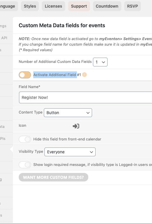 How to make the register button inside the Evenon Card not with the details. – EventON Help Desk
